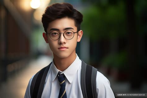 青春洋溢的校园学生装博学男生png下载编号721451636941264125 设图网