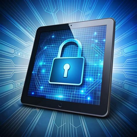 Cyber Security Measures For Digital Crime And Tablet Technology Premium Ai Generated Image