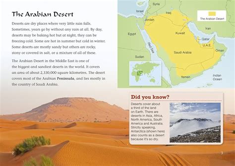 Arabian Desert Africa Map