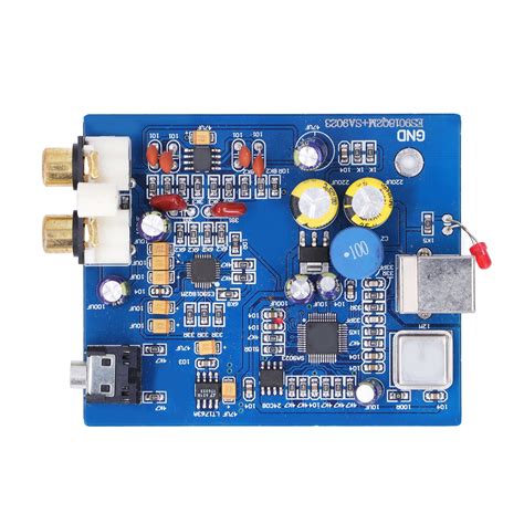 Audio Amplifier Module Decoder Board Sound Card 112db Dynamic Range Pcb Decoding 96k Sampling
