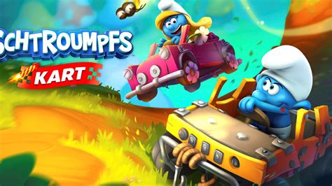 Smurfs Kart Wallpaper HD Download