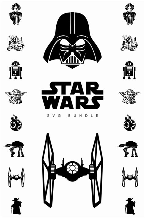 Star Wars Svg Collection Masterbundles
