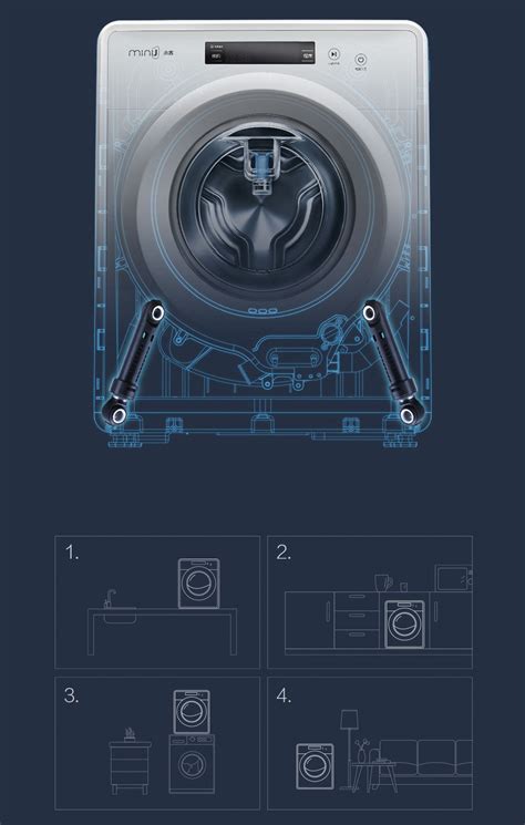 MiniJ Smart Washing Machine White: full specifications, photo | MIOT ...