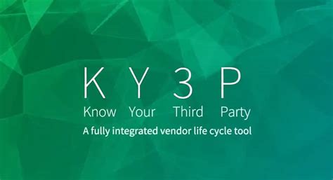 Ky3p Vendor Management Portal Sandp Global