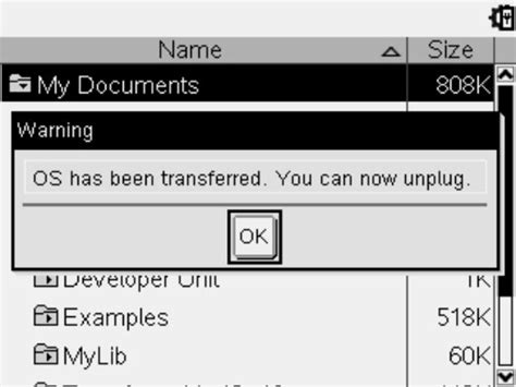 Send Your Ti Nspire Operating System To Another Handheld Dummies
