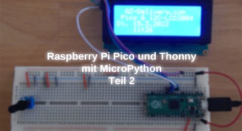 Raspberry Pi Pico And Thonny With Micropython Part 2