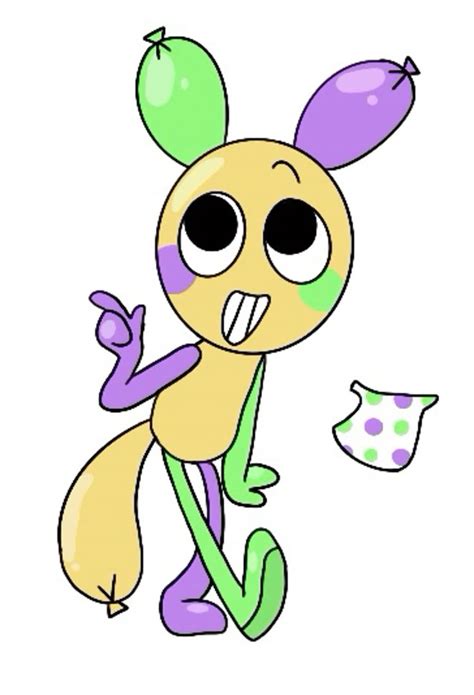 Looey The Ballon ｜dandys World Paper Doll Милые каракули Милые