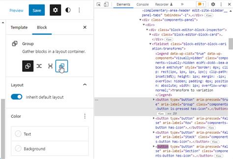 Group Block Variations Not Recognized As Active · Issue 41303