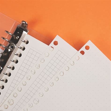 Mua Sổ Còng A4 Klong Giấy Caro Kẻ Ngang Line Ruột Chấm Dot Gird Ruột