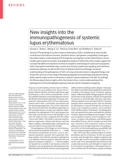 Lupus Pdf Interferon Immune System