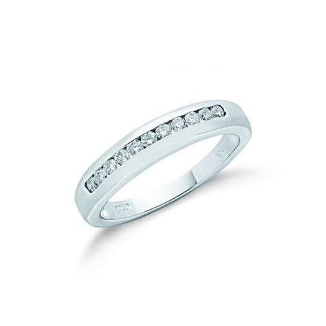 18ct White Gold With 025ct Diamond Eternity Ring