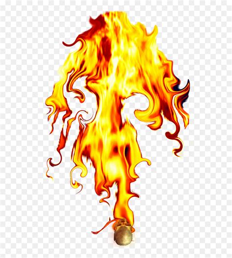 Flame White Background Png