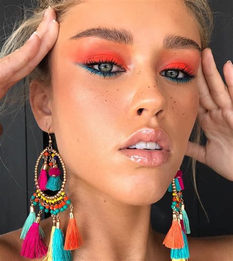 Slfmag — Bright Neon Summer Makeup Bright Eye Makeup Summer Eye