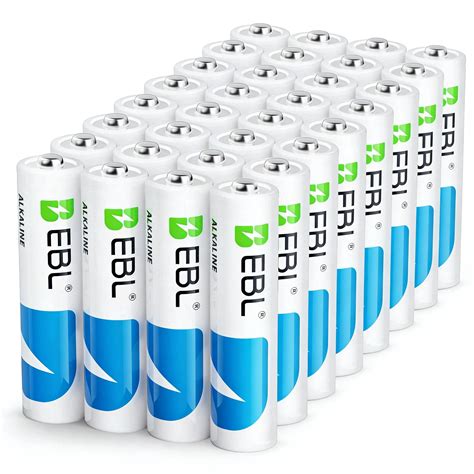 Ebl Alkaline Aaa Batteries Bulk Pack 32 Pack 15 Volts Long Lasting