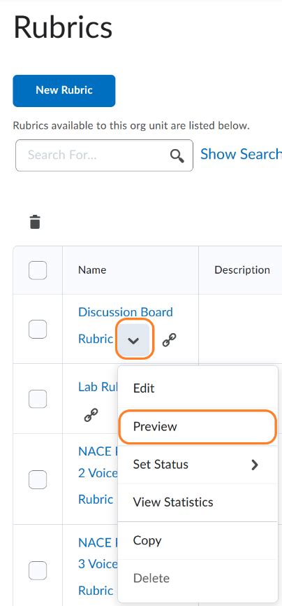 Rubrics Brightspace Essentials Rubrics Brightspace Essentials