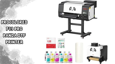 Procolored F13 Pro Panda Dtf Printer Fast A3 Dual Head Dtf Printer