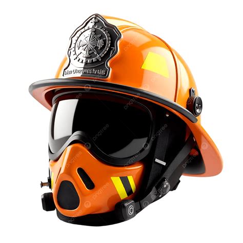 Orange Color Firefighter Helmet Png Vector Psd And Clipart With