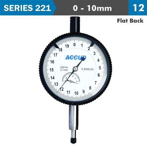 Dial Indicator Flat Back 10mm Wow Tools Hardware Dial Indicator Flat Back 10mm Wow Tools Hardware