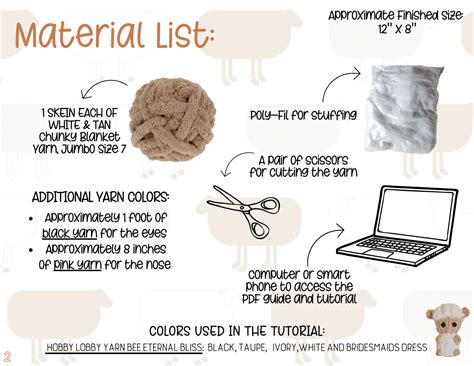 Lolly The Lamb Video Tutorial And Written Instructions