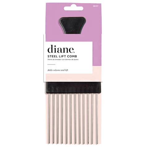 Diane Se417 Steel Lift Comb Black