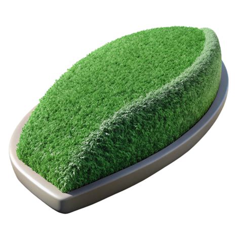 Magnificent Minimalist Artificial Grass Blade Cutout Realistic Detail