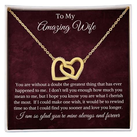 Wife Necklace Wife T Wife Birthday T Wife Anniversary T