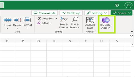 Ifs Data Migration Using Excel Migration Web Add In