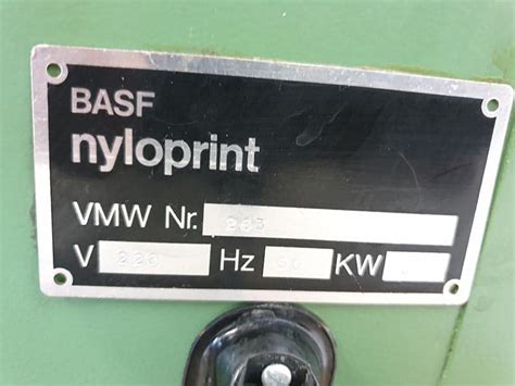 Basf Nyloprint Dryer