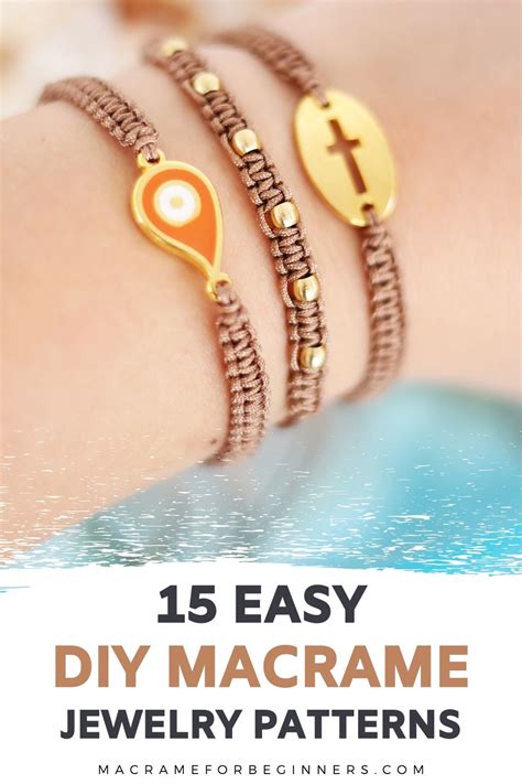 15 easy diy macrame jewelry projects for beginners macrame for beginners
