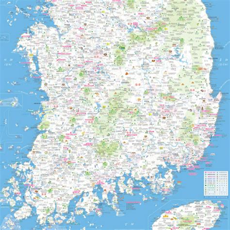 업라이프 전국 여행 우리나라 한국 관광 지도 보기 대한민국 전도 남한 한반도 서울 경기 수도권 지도 쿠팡