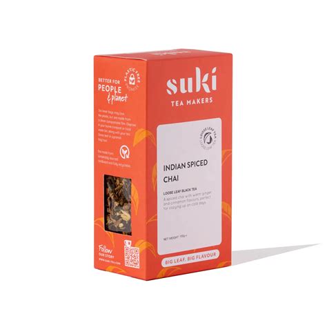 Indian Spiced Chai Black Tea 100g Suki Tea Java Coffee Java Coffee