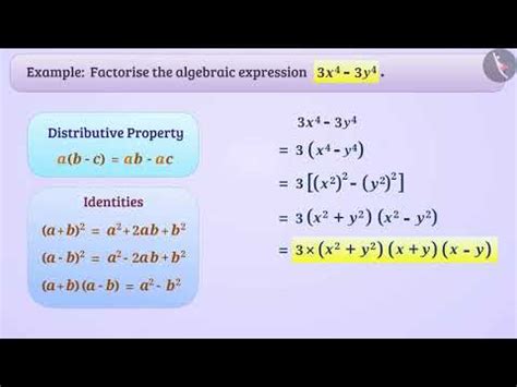 Factorisation using identities | Part 2/3 | English | Class 8 - YouTube