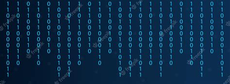 Premium Vector Binary Code Background Vector Illustration