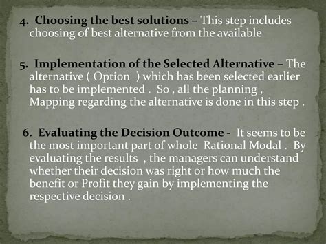 Rationality And Creativity In Decision Making Pptx