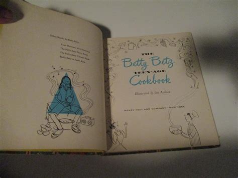 The Betty Betz Teen Age Cookbook By Betty Betz Good Hardcover 1953