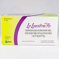 Lo Loestrin Fe Ethinyl Estradiol Norethindrone Acetate Dosage