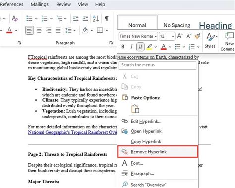 How To Find And Check Hyperlinks In Microsoft Word Docs Myexcelonline