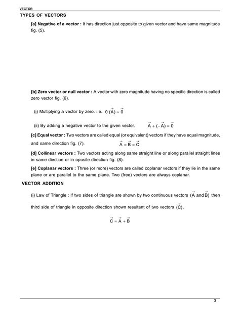 Vector Physics Notes Class 11 Iit Jee Neet Esaral