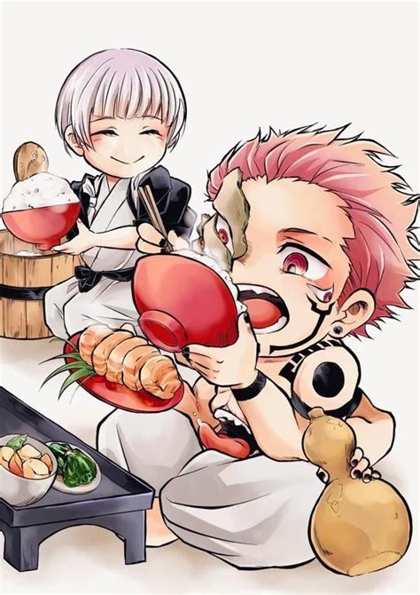 Sukuna Eating Uraumes Meal Rjujutsufolk