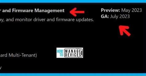 Anoop Nair On Linkedin Updated Post Coming Soon Intune Driver Firmware Update
