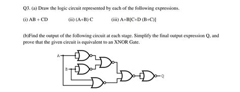 Answered Q A Draw The Logic Circuit Bartleby
