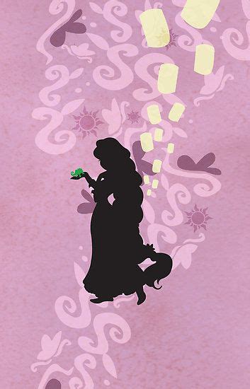 Rapunzel And Pascal Silhouette Disney Princess Silhouette Disney
