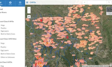 Interactive Cafo Map And Story Map Missouri Coalition For The Environment