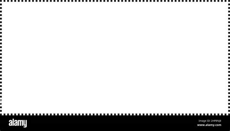 Rectangle Shape Dashed Icon Vector Symbol For Creative Graphic Design