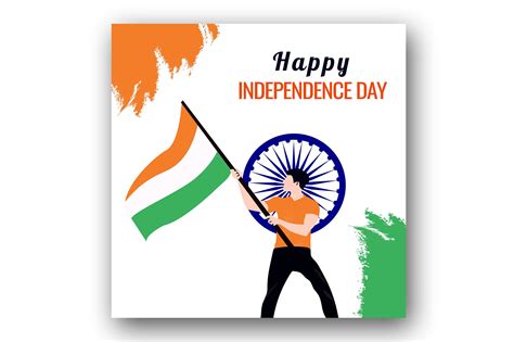 Indian Flag Background For Independence Graphic By Stromgraphix