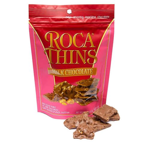 Roca Thins Buttercrunch Toffee Candy Milk Chocolate 5 3 Ounce Bag