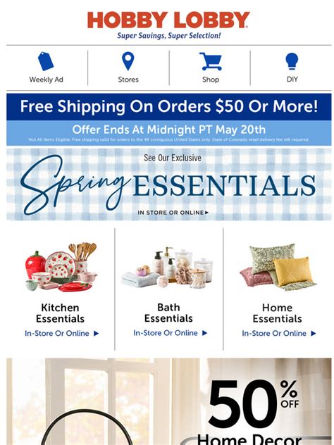 Hobby Lobby Chic And Functional 50 Off Home Decor Milled