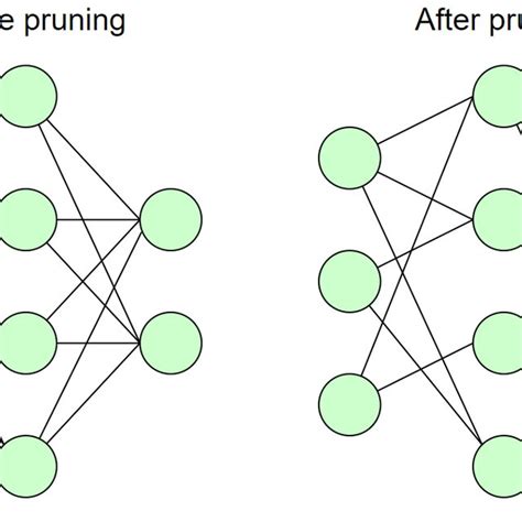 A Dnn Before And After Pruning Has Been Applied The Network Has Been
