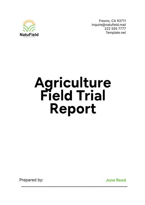 Free Field Service Report Template To Edit Online