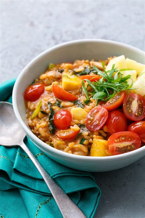 Thai Red Curry Risotto Love And Olive Oil